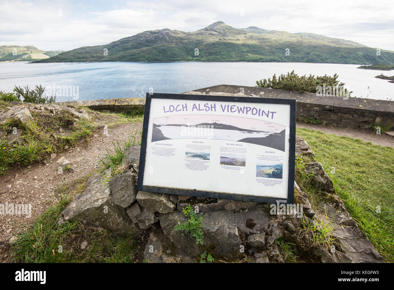 Loch alsh skye road bridge a87 hi-res stock photography and images - Alamy