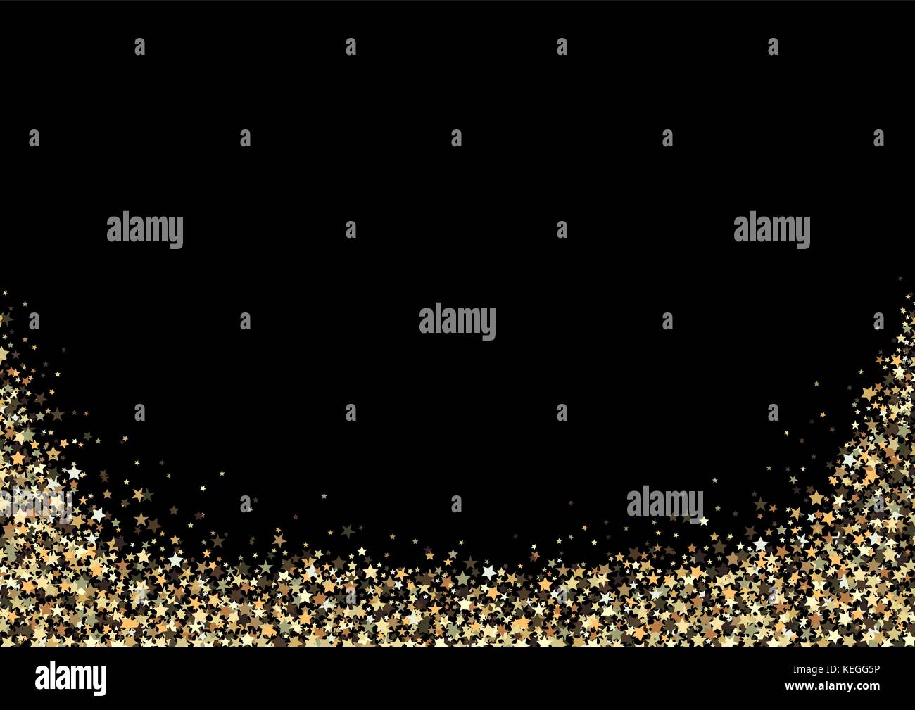 Sparkling stars background border Stock Vector Images - Alamy