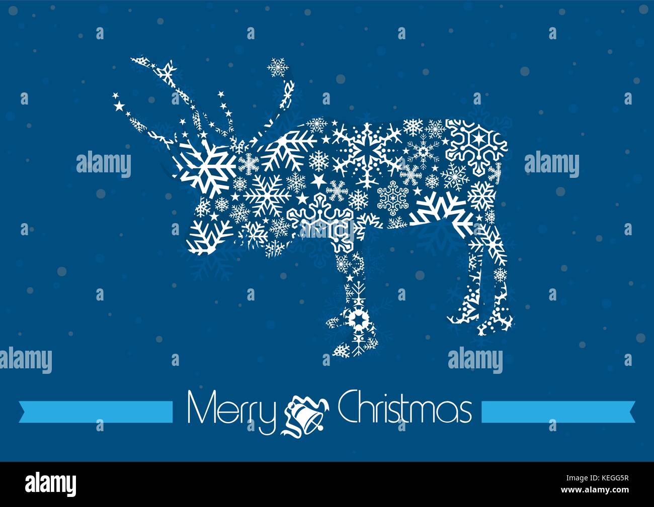 Blue Merry Christmas Background Stock Vector Image & Art - Alamy