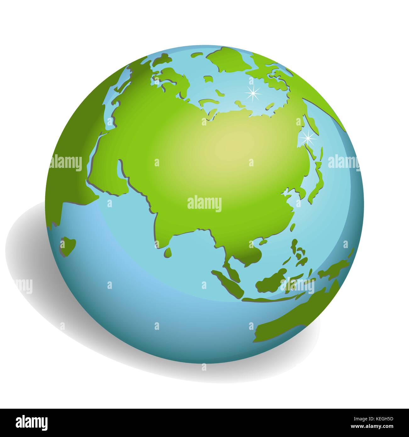 Earth globes isolated on white background Stock Vector Image & Art - Alamy