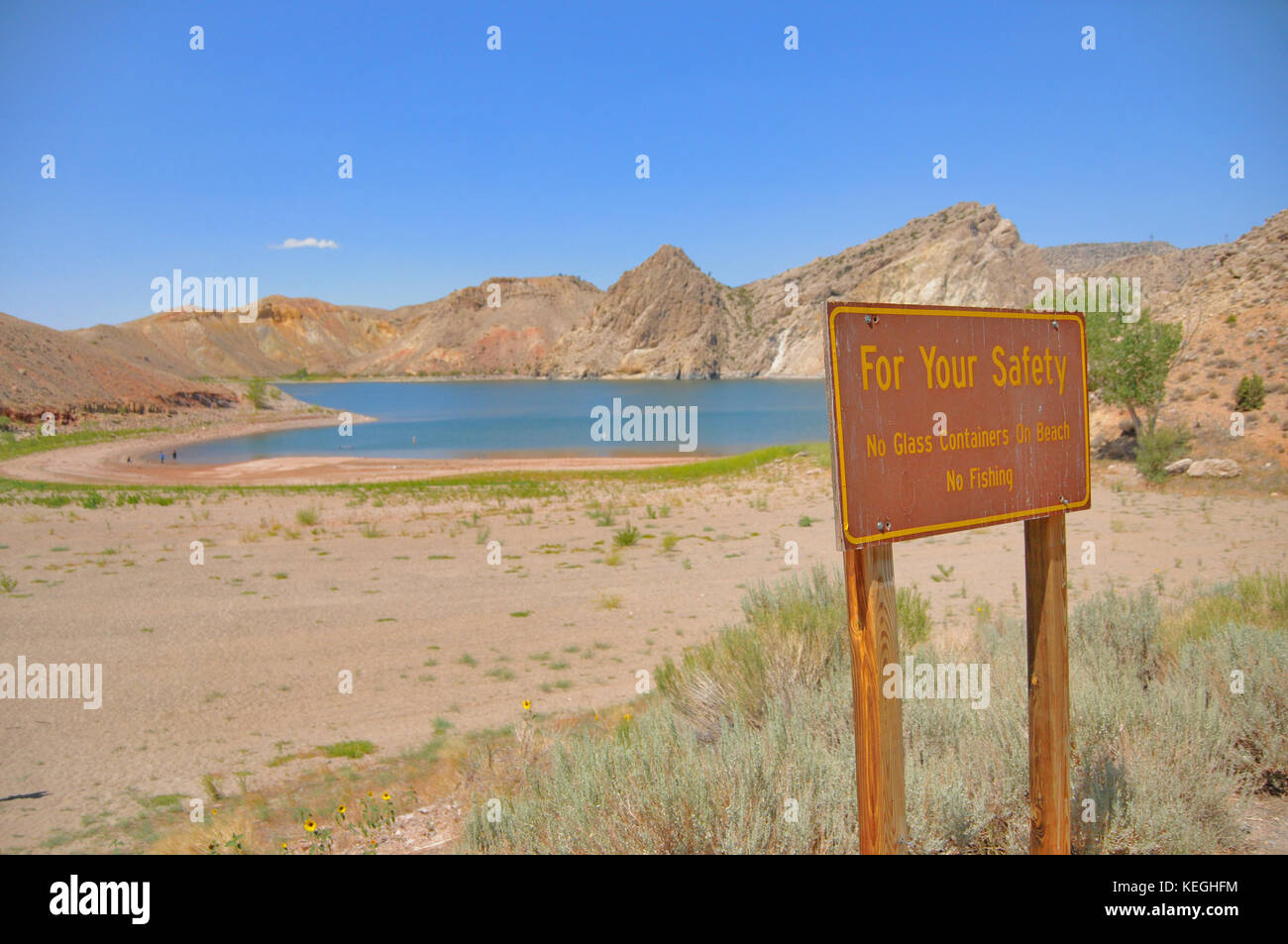 Boysen Reservoir is a reservoir formed by Boysen Dam, an earth-fill dam ...