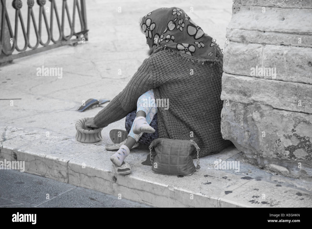 Gypsy Child Begging High Resolution Stock Photography and Images - Alamy