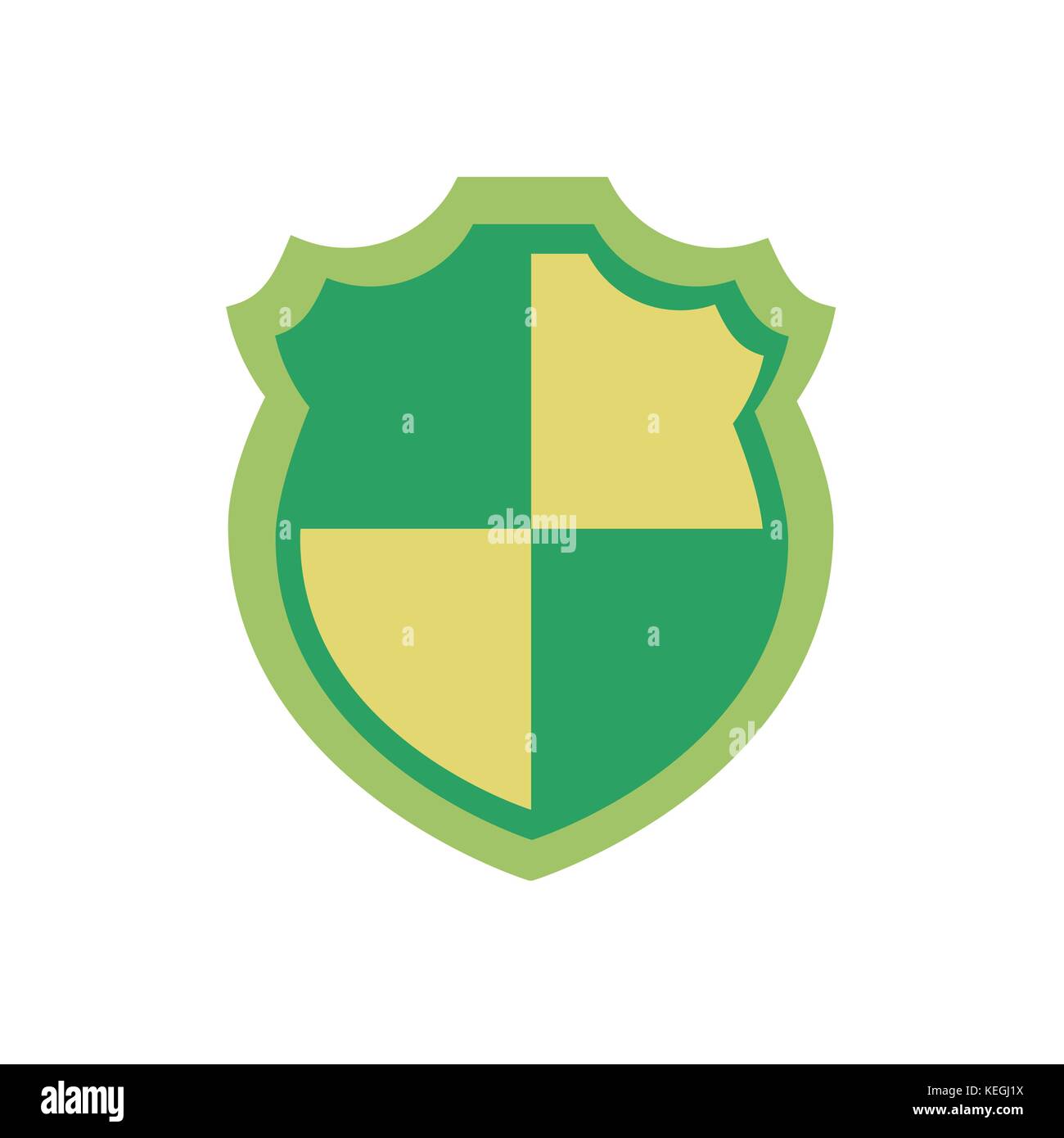 Green Healthy Shield Badge Stock Vector Image & Art - Alamy