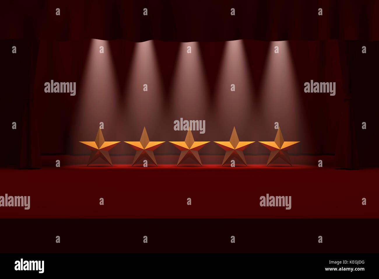 Stars on stage with spotlight hi-res stock photography and images - Alamy