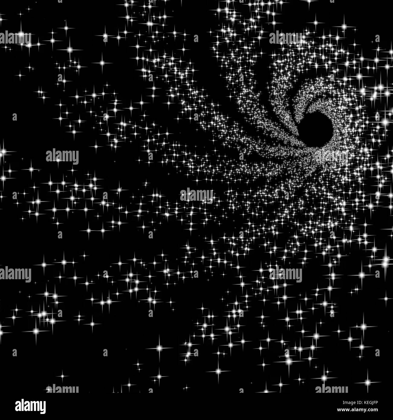 Star abstract motion Black and White Stock Photos & Images - Alamy