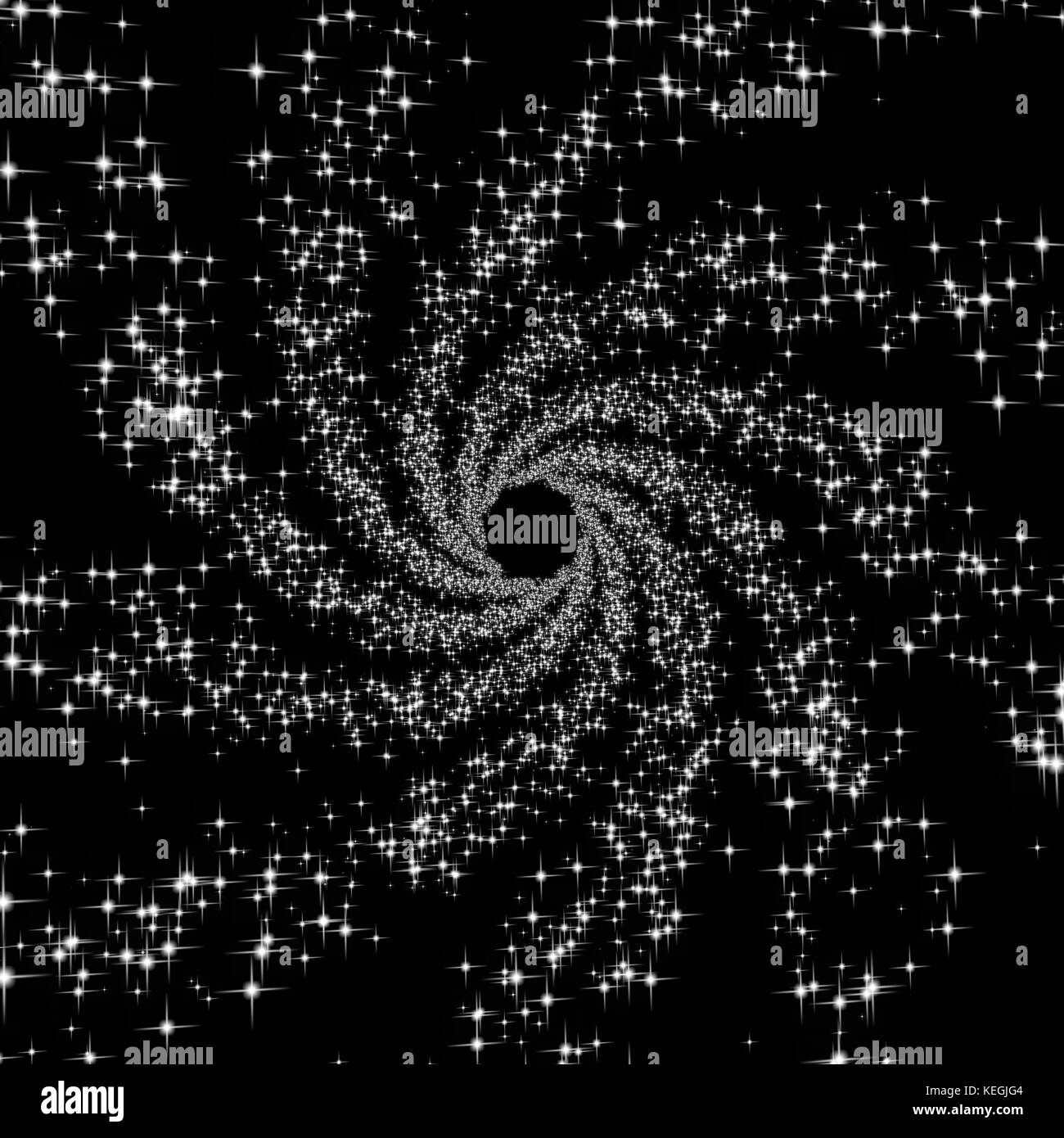 Galaxy abstract universe Black and White Stock Photos & Images - Alamy