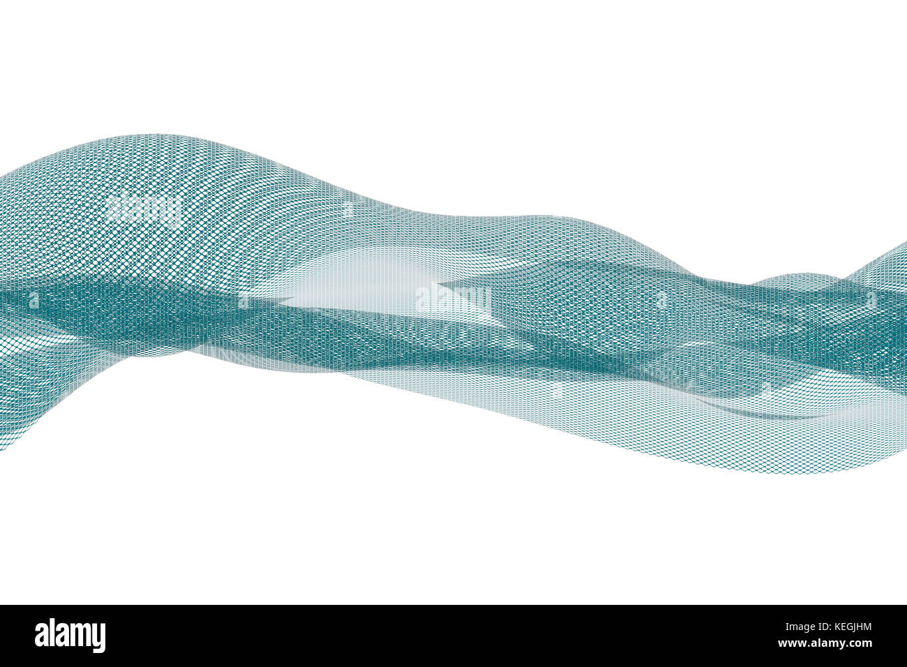 Virtual Space, Abstract Grid Landscape Stock Photo - Alamy