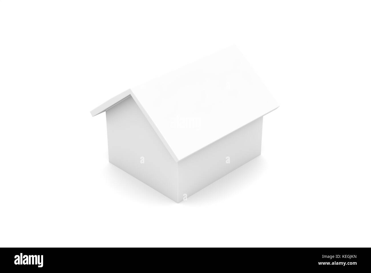 House, Home Isolated on White Stock Photo - Alamy