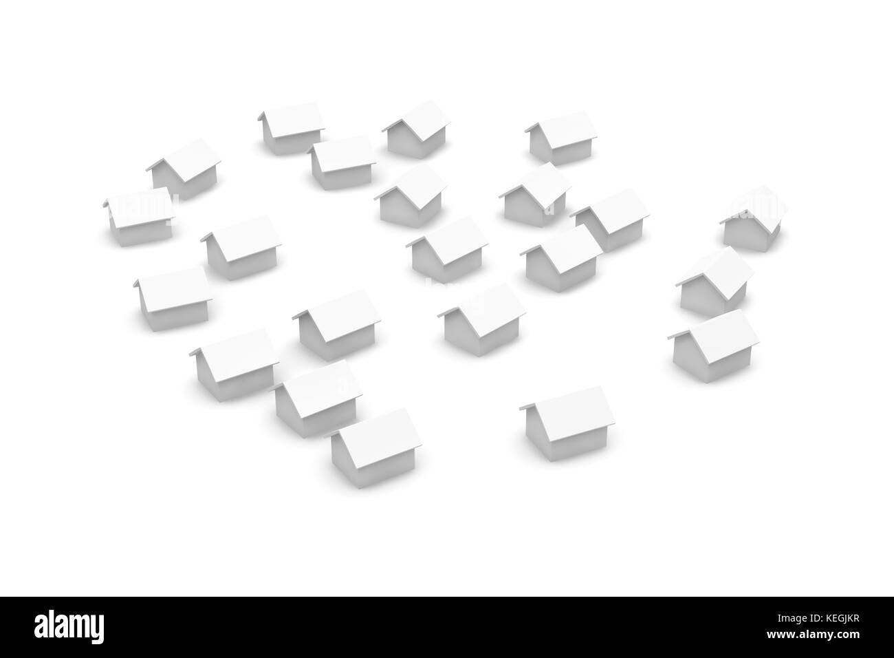 Group of Houses Stock Photo - Alamy