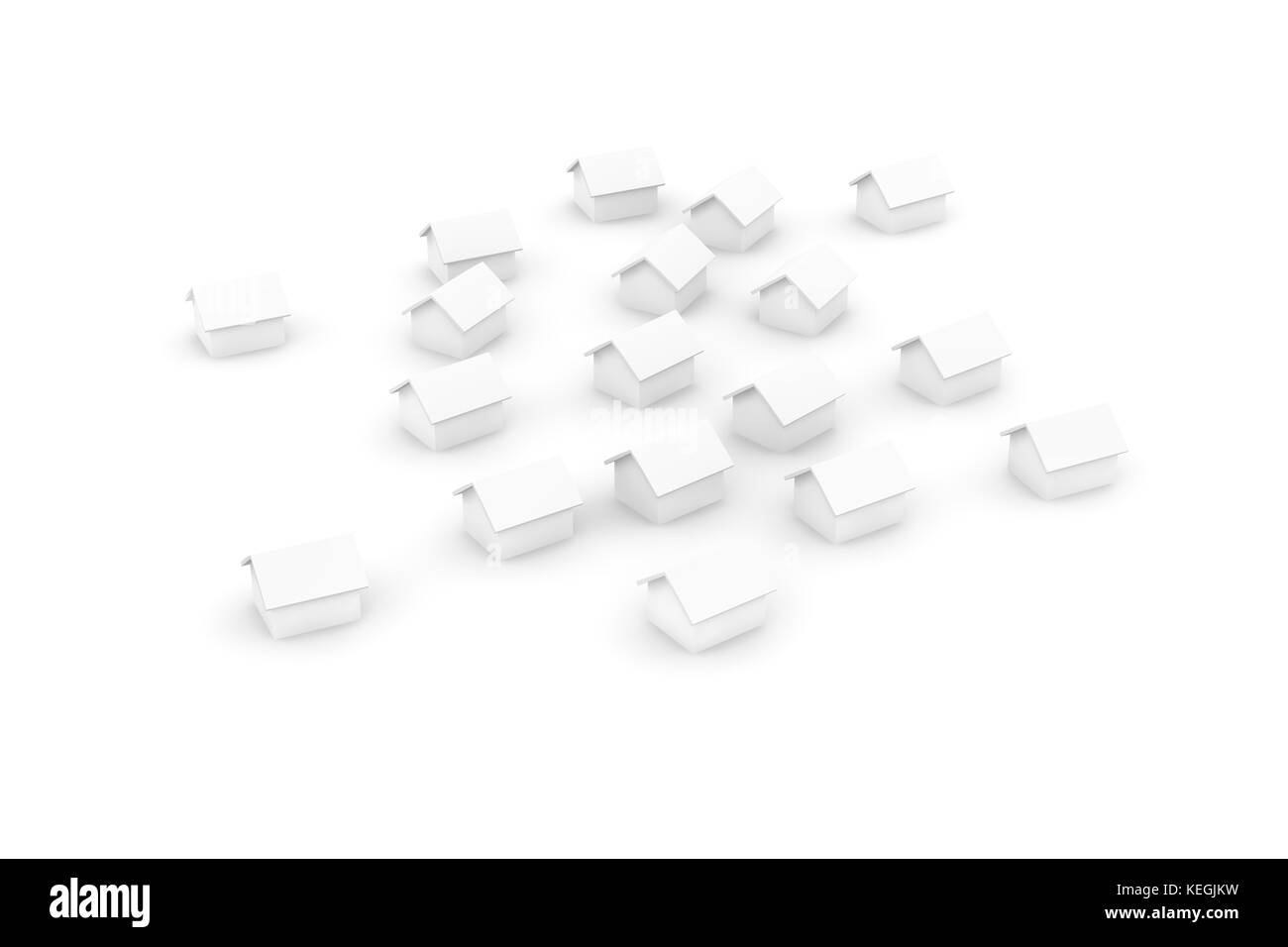 Group of homes Black and White Stock Photos & Images - Alamy