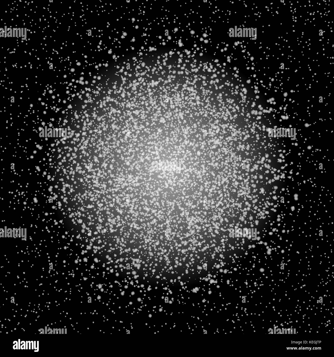 Snow Flying in Air Stock Photo - Alamy