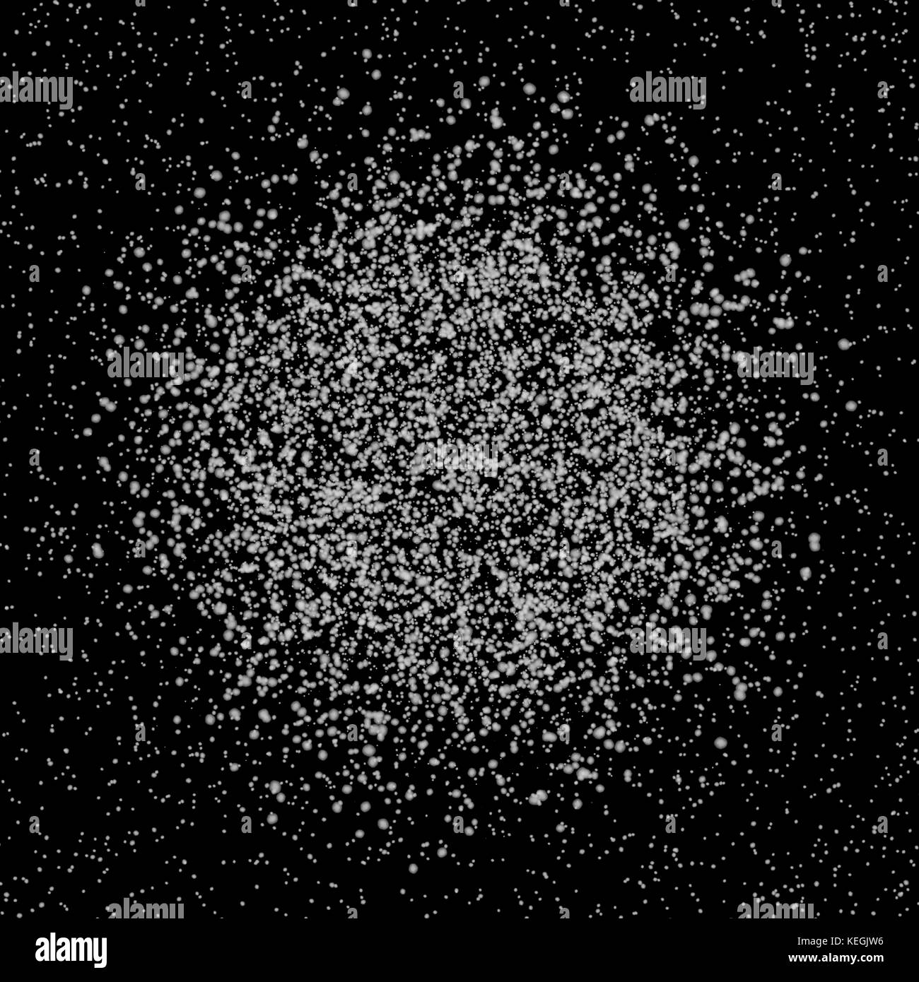 Snow Flying in Air Stock Photo - Alamy