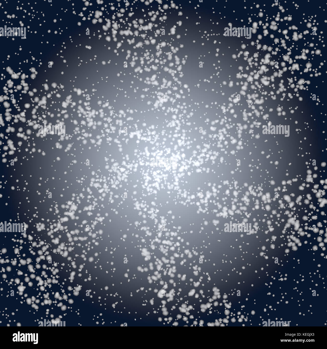 Snow Flying in Air Stock Photo - Alamy