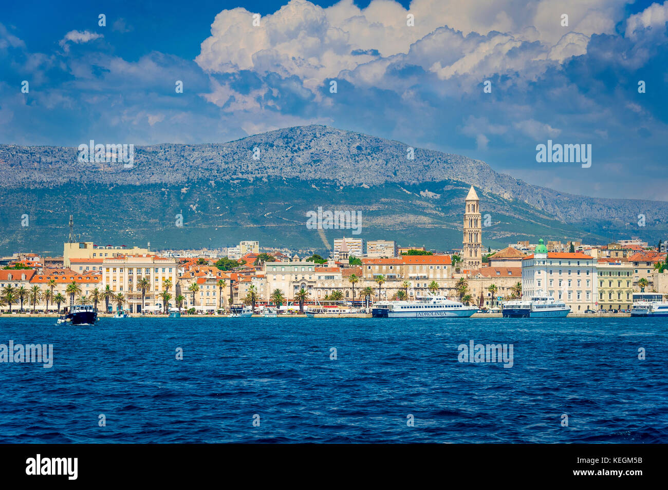 The waterfront in Split, Croatia Stock Photo - Alamy