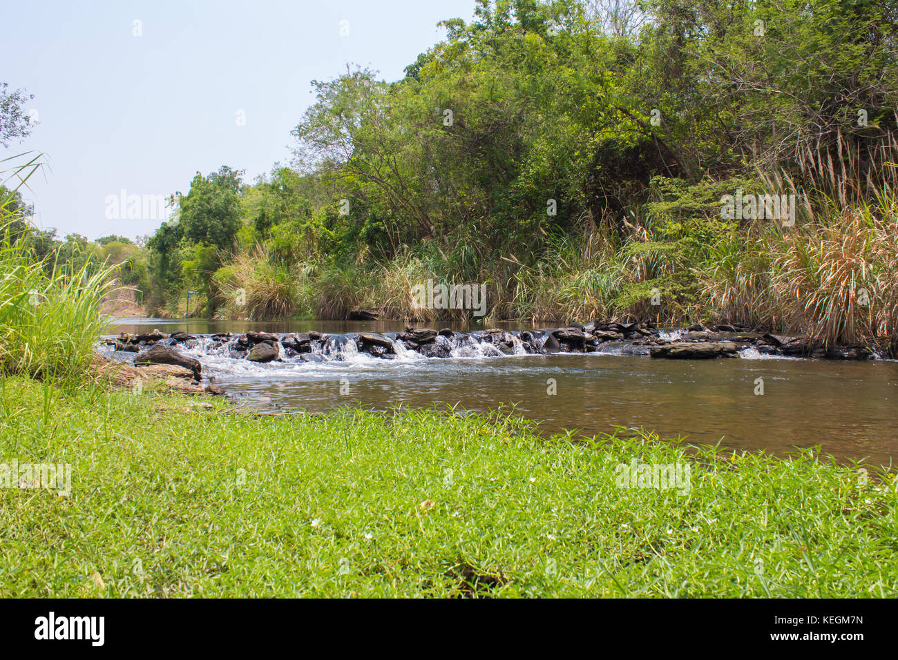 Mysterious rainforest river Stock Photo - Alamy