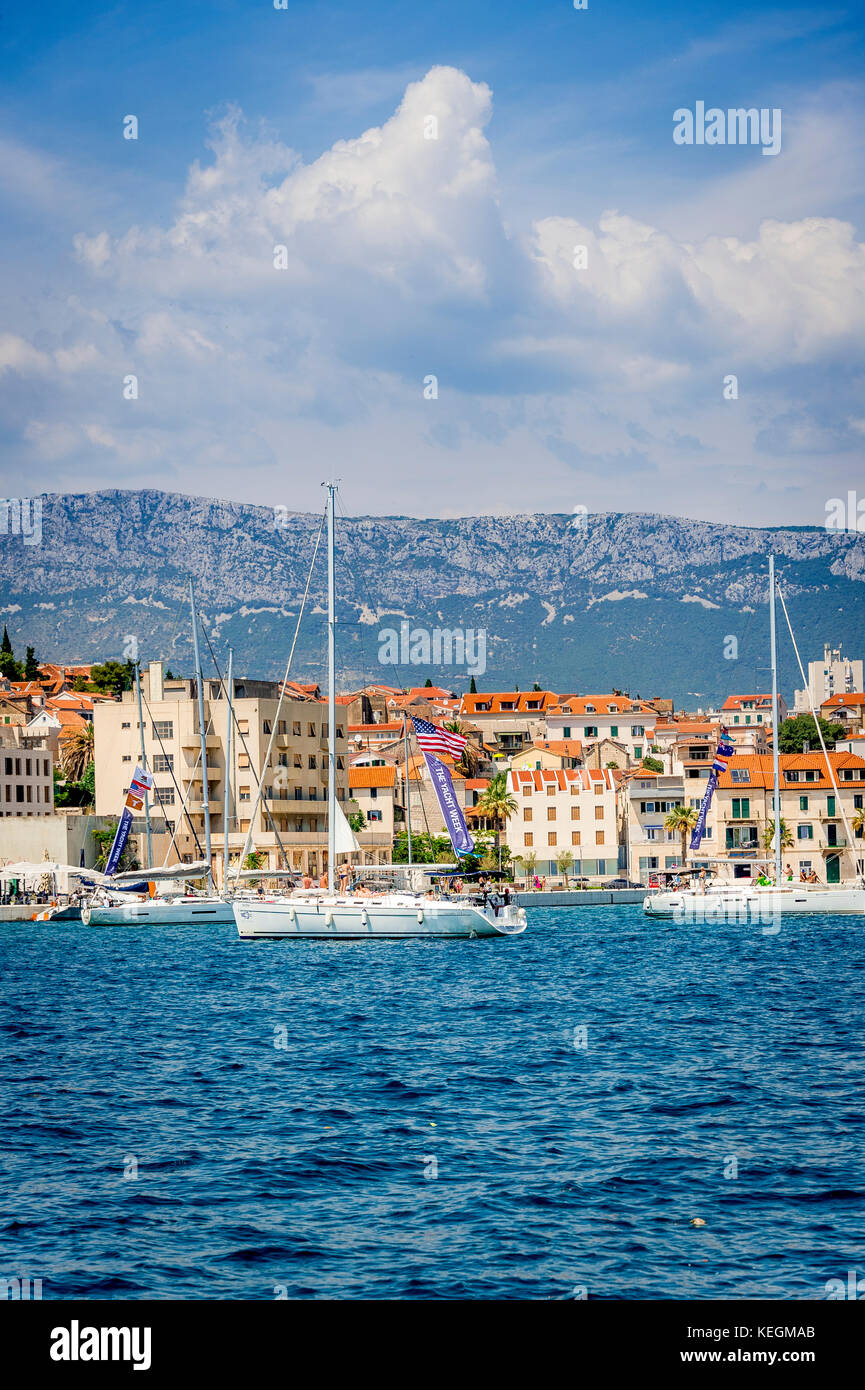 The waterfront in Split, Croatia Stock Photo - Alamy