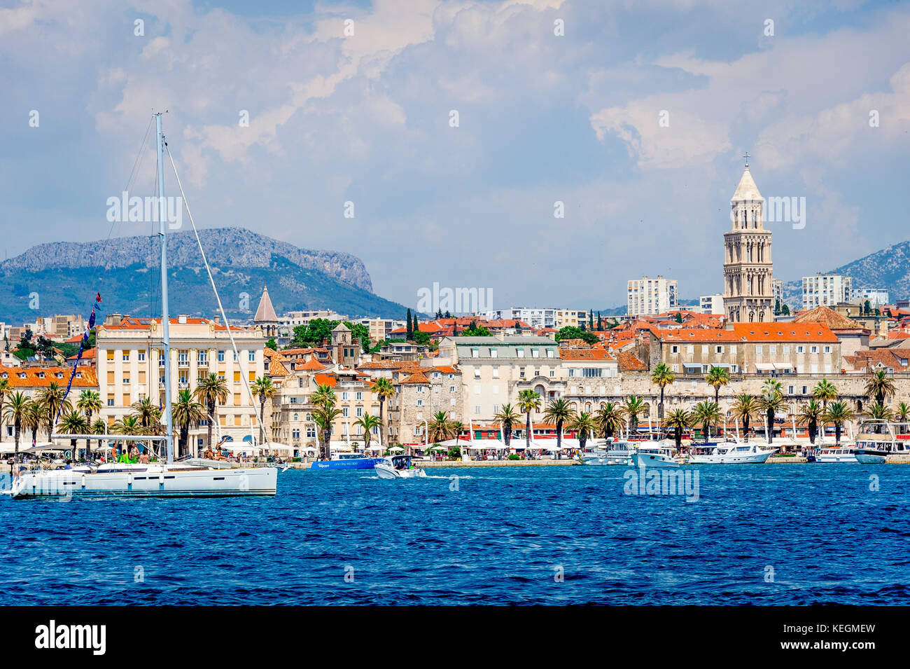 The waterfront in Split, Croatia Stock Photo - Alamy