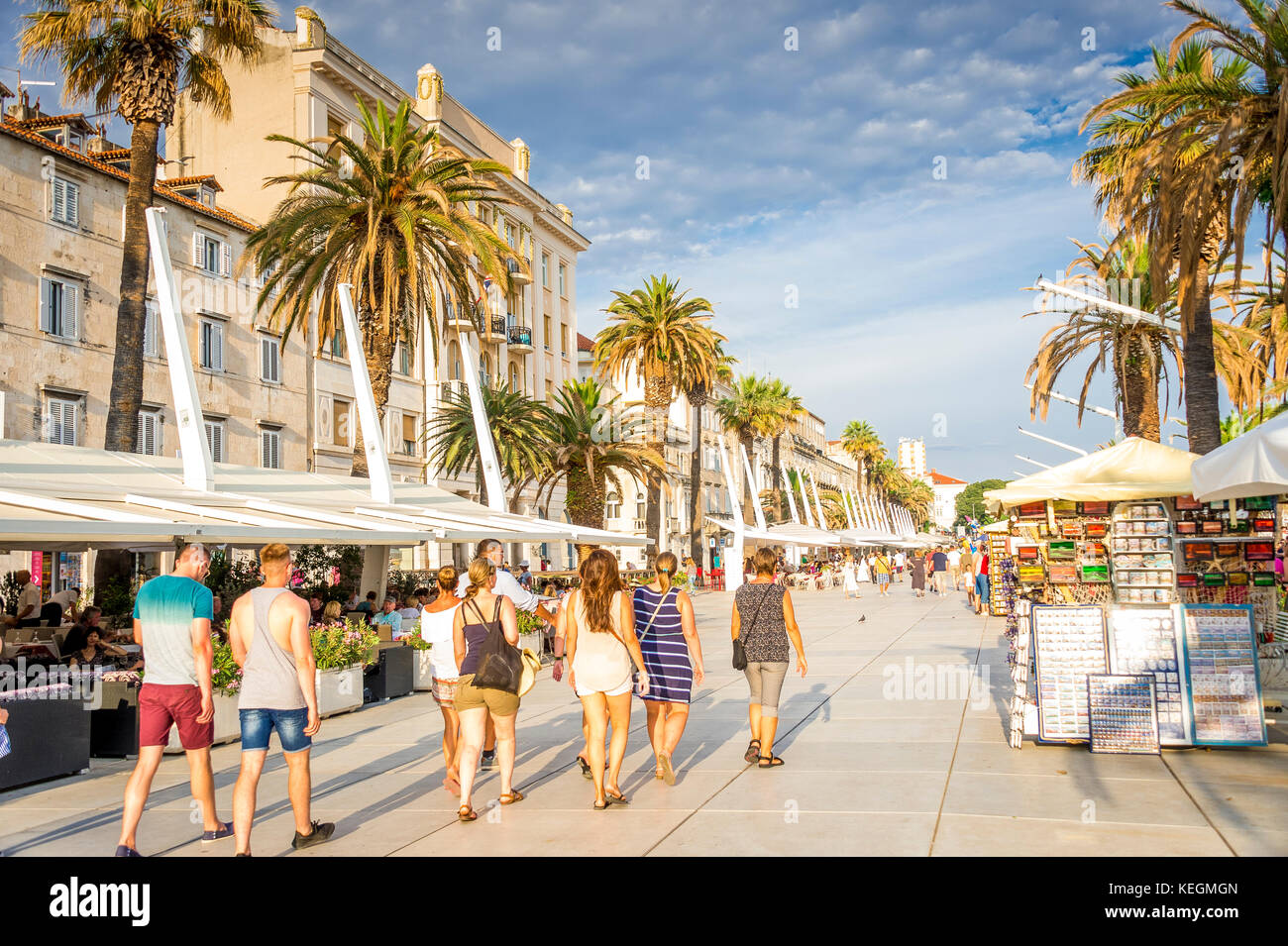 The Riva (waterfront) in Split, Croatia Stock Photo - Alamy