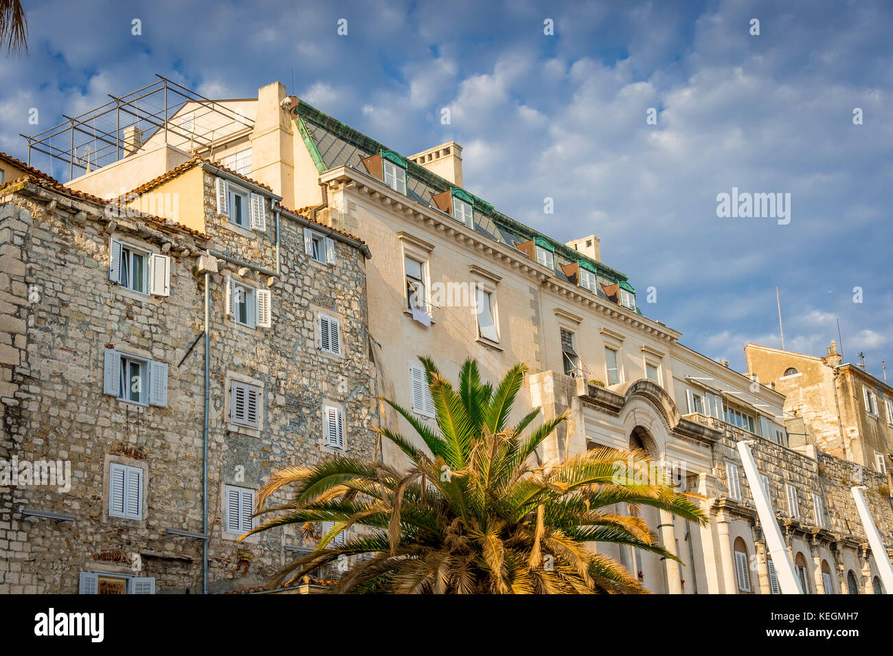Split in Croatia is a medieval town Stock Photo - Alamy