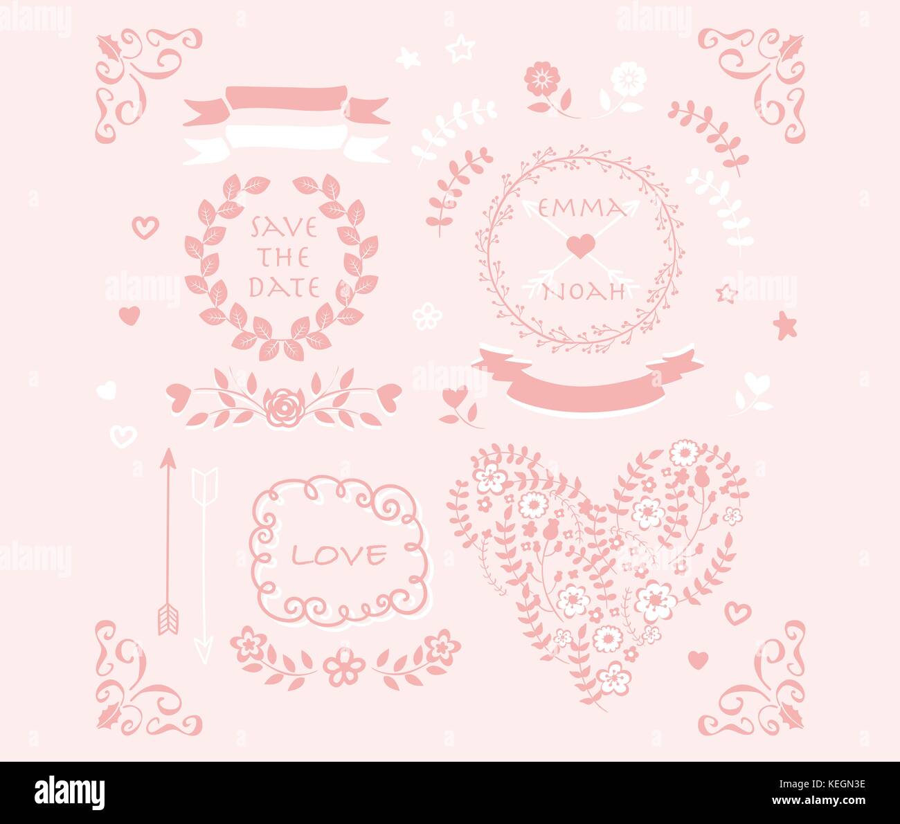 Wedding card icon in Stock Vector Images - Alamy