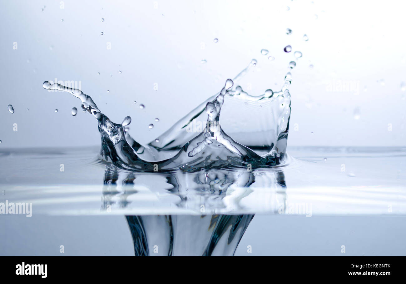 Close Up of Water Splashing Stock Photo - Alamy