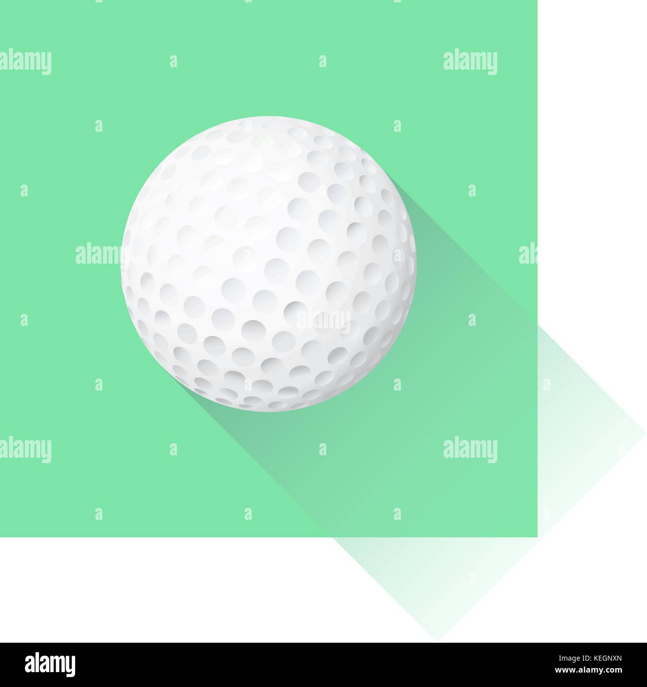 Golf Ball Vector Free
