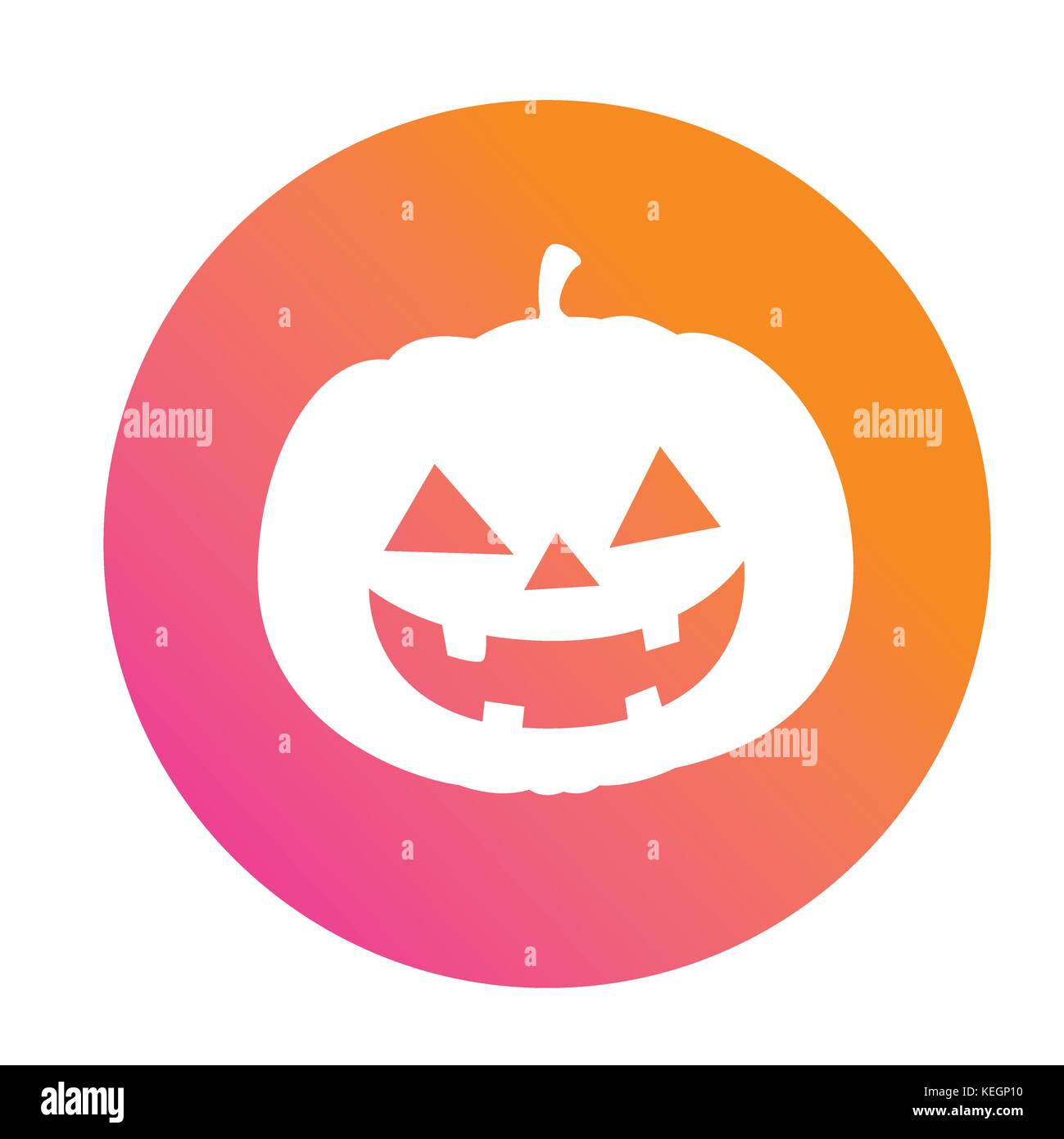 Halloween greeting card pumpkin ornament Stock Vector Images - Alamy