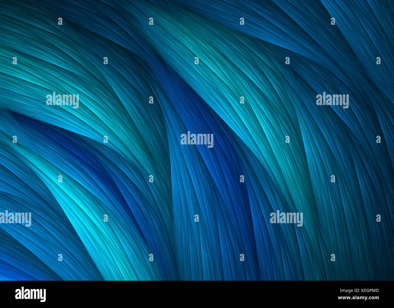Blue strings is a computer generated image for elegant background or hi ...