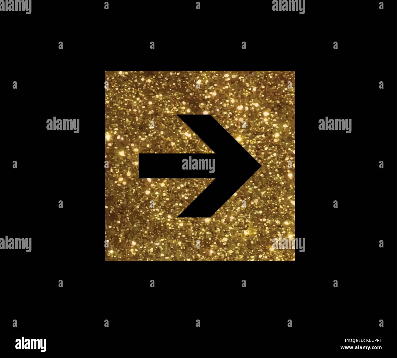 The golden arrow Stock Vector Images - Alamy