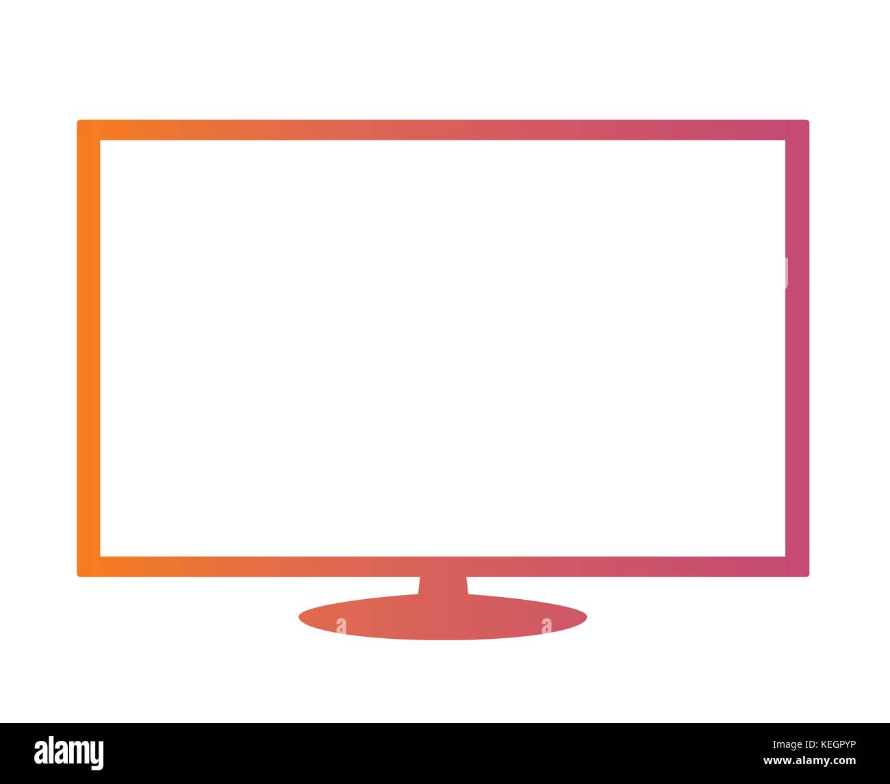 Monitor vector vectors hi-res stock photography and images - Alamy