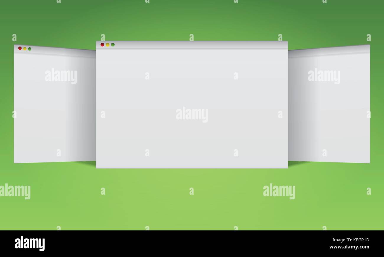 3 Three Windows Stock Vector Images - Alamy