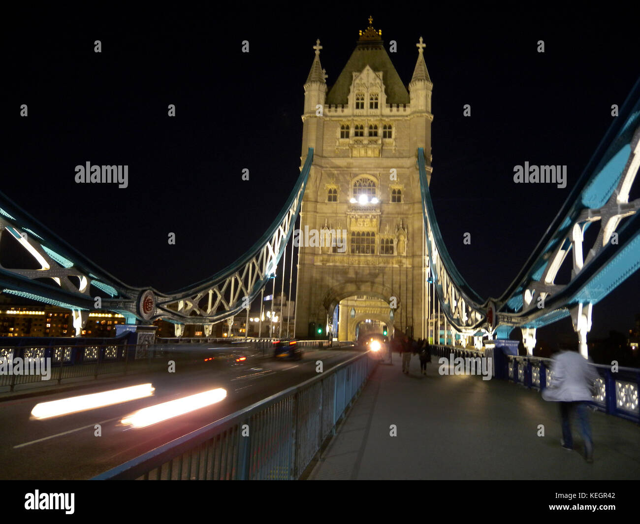 Tower Bridge at night Stock Photo - Alamy