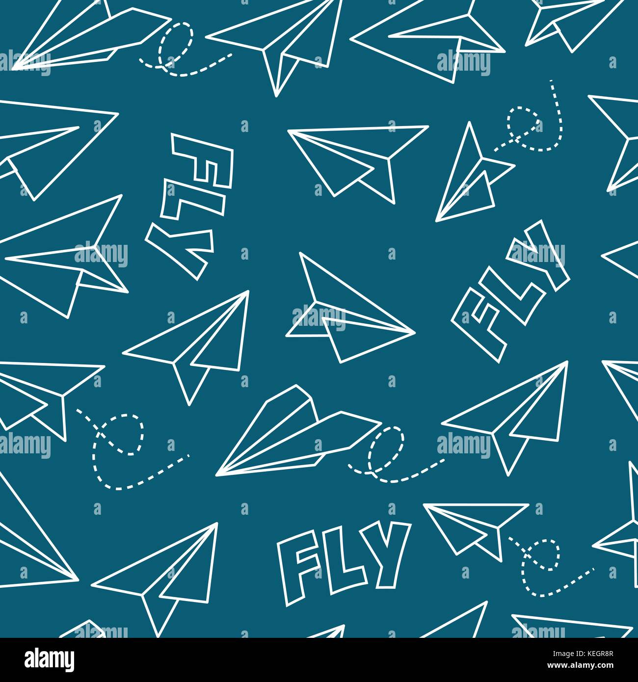 Kid toy cute plane Stock Vector Images - Alamy