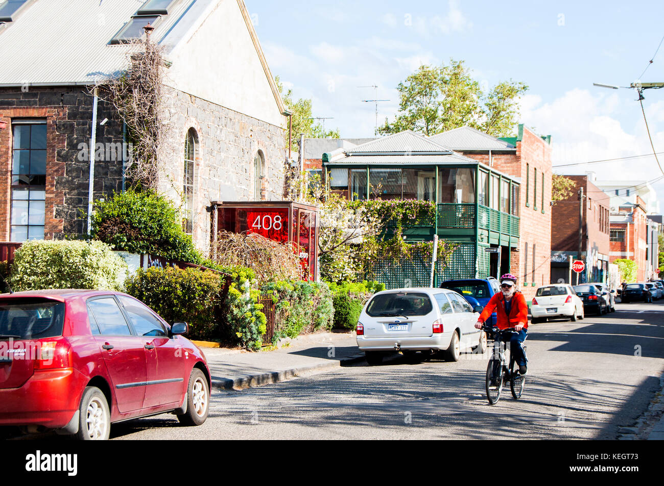 Street scene, Fitzroy, Victoria, Australia Stock Photo - Alamy