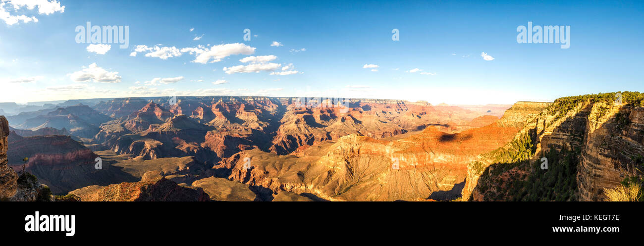 Panorama: Yavapai View Point - Grand Canyon, South Rim, Arizona, AZ ...