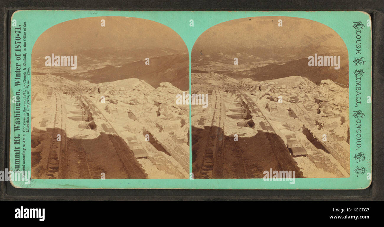 This historical photograph, taken from an observatory, shows the ...