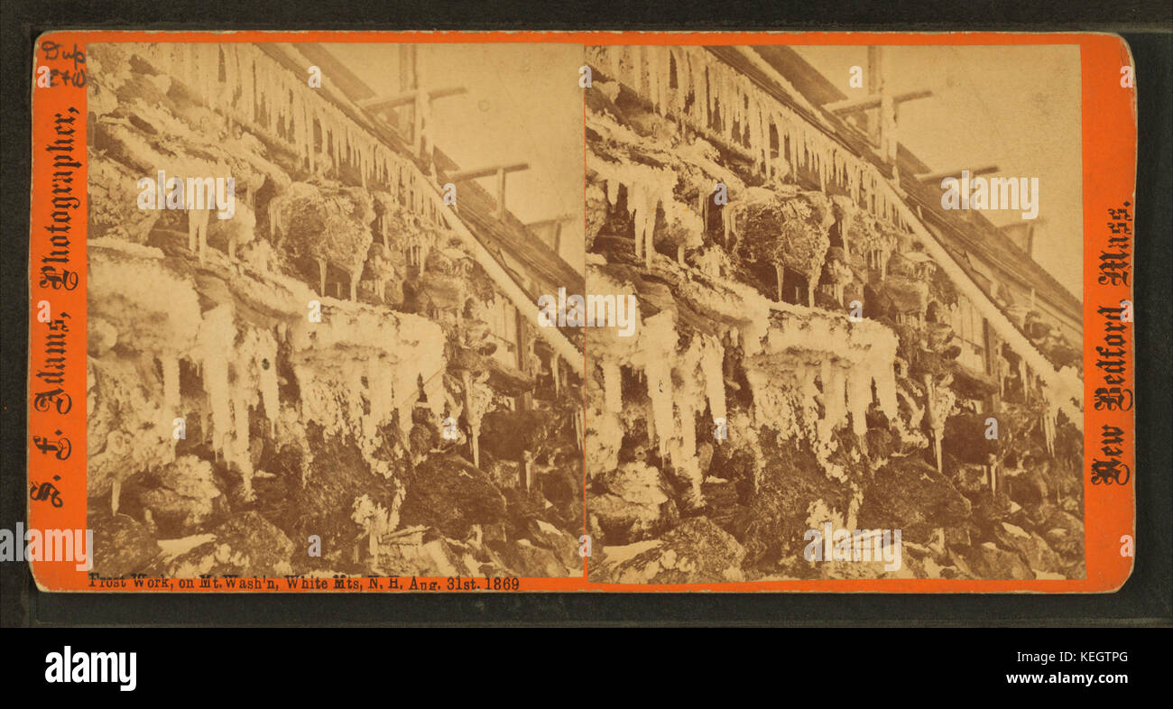 Frost work on Mt. Wash'n., White Mts., N.H., Aug. 31st, 1869, from ...
