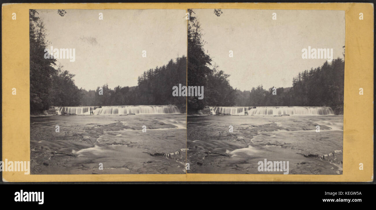 Mill Dam Fall, Trenton Falls, from Robert N. Dennis collection of ...