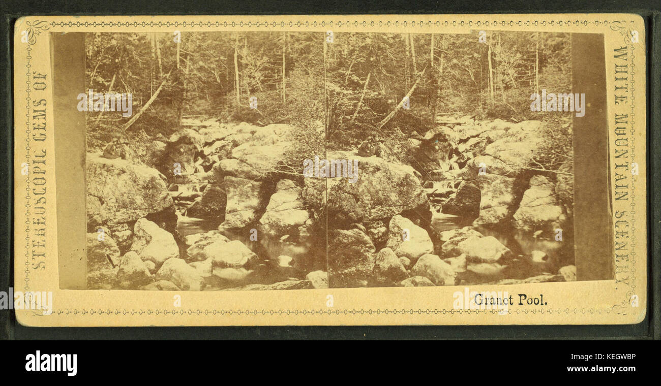 Granet (sic) (Garnet) Pool, upper, White Mountains, from Robert N ...