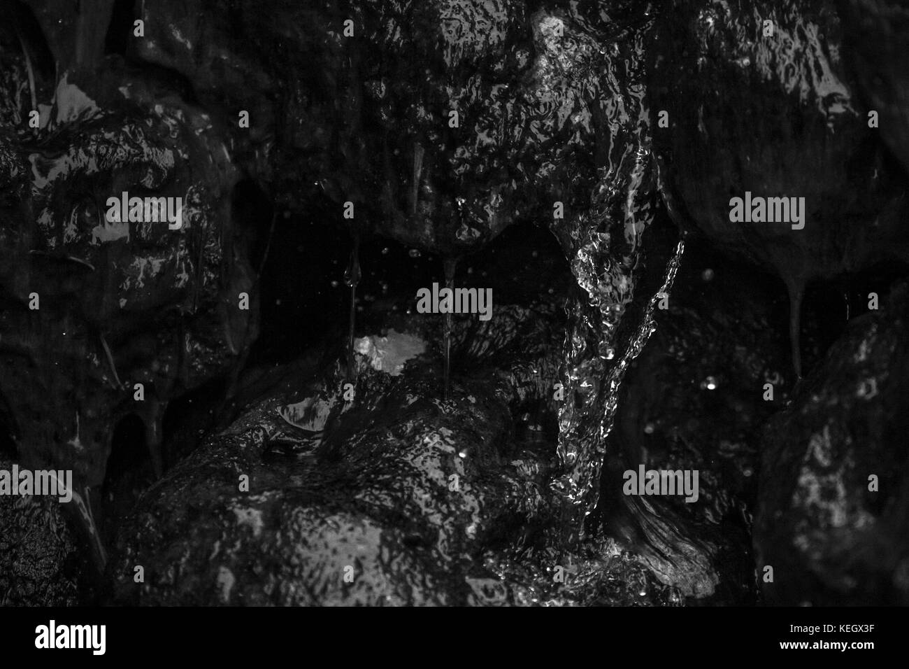 Spring water Black and White Stock Photos & Images - Alamy