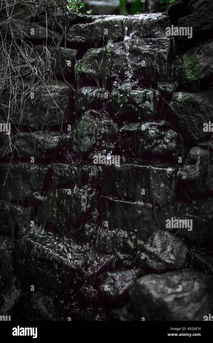 A gentrle stream of natural spring water Stock Photo - Alamy