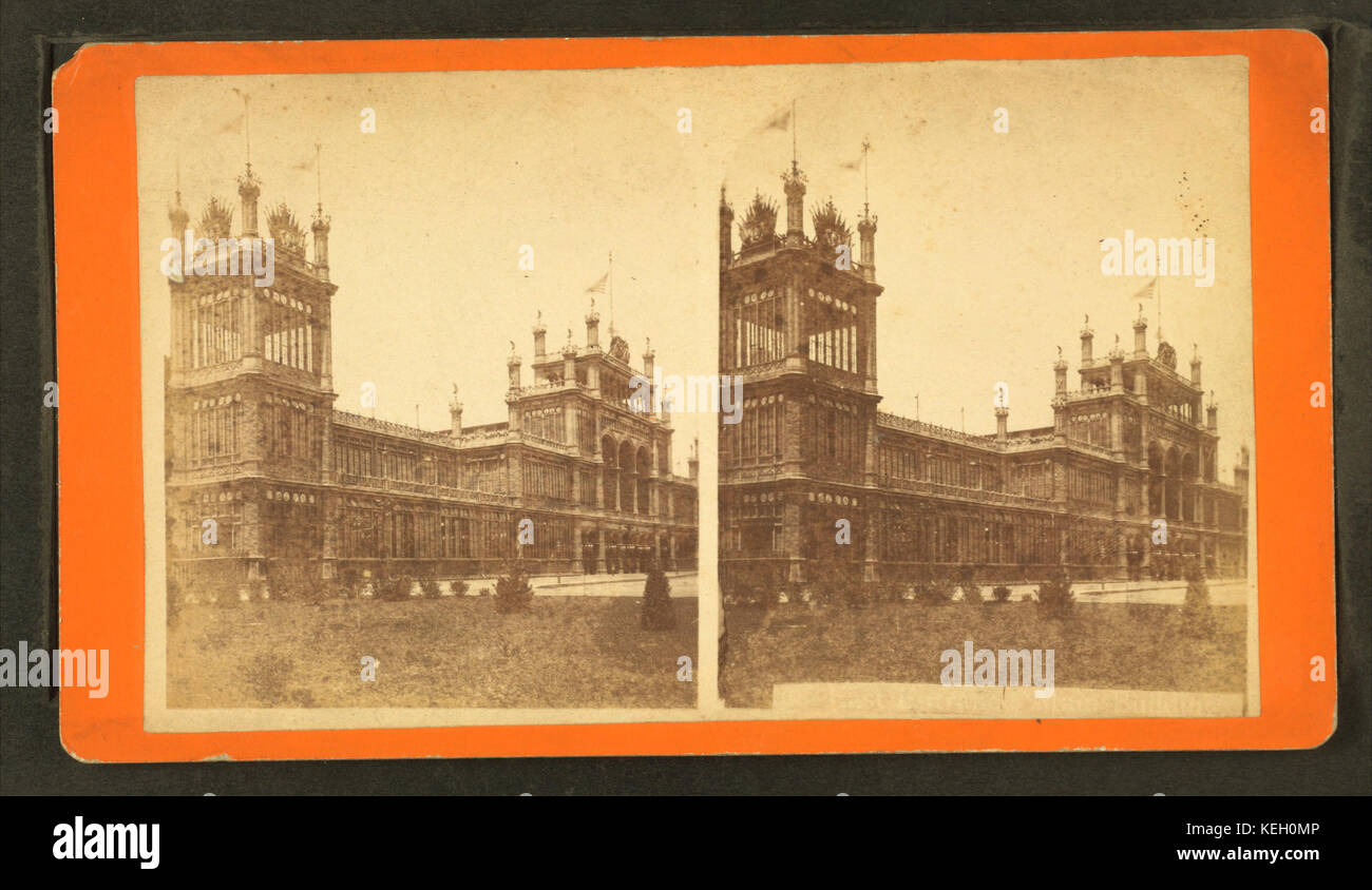 East entrance, Main building, from Robert N. Dennis collection of ...