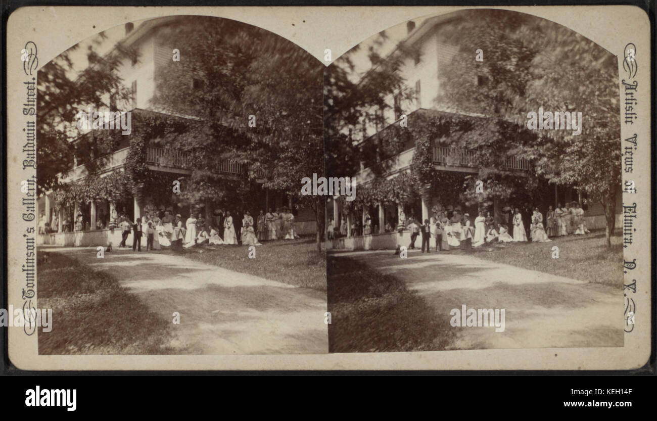 Dr. Gleason's Water Cure, by Tomlinson, C., fl. 1874 1890 Stock Photo ...