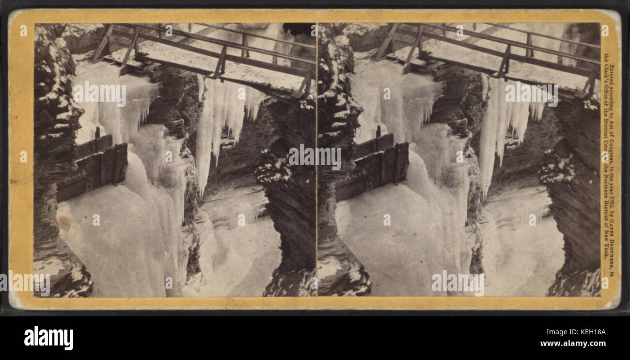 Entrance gorge, (looking down,), 1st glen, by Gates Brothers Stock ...
