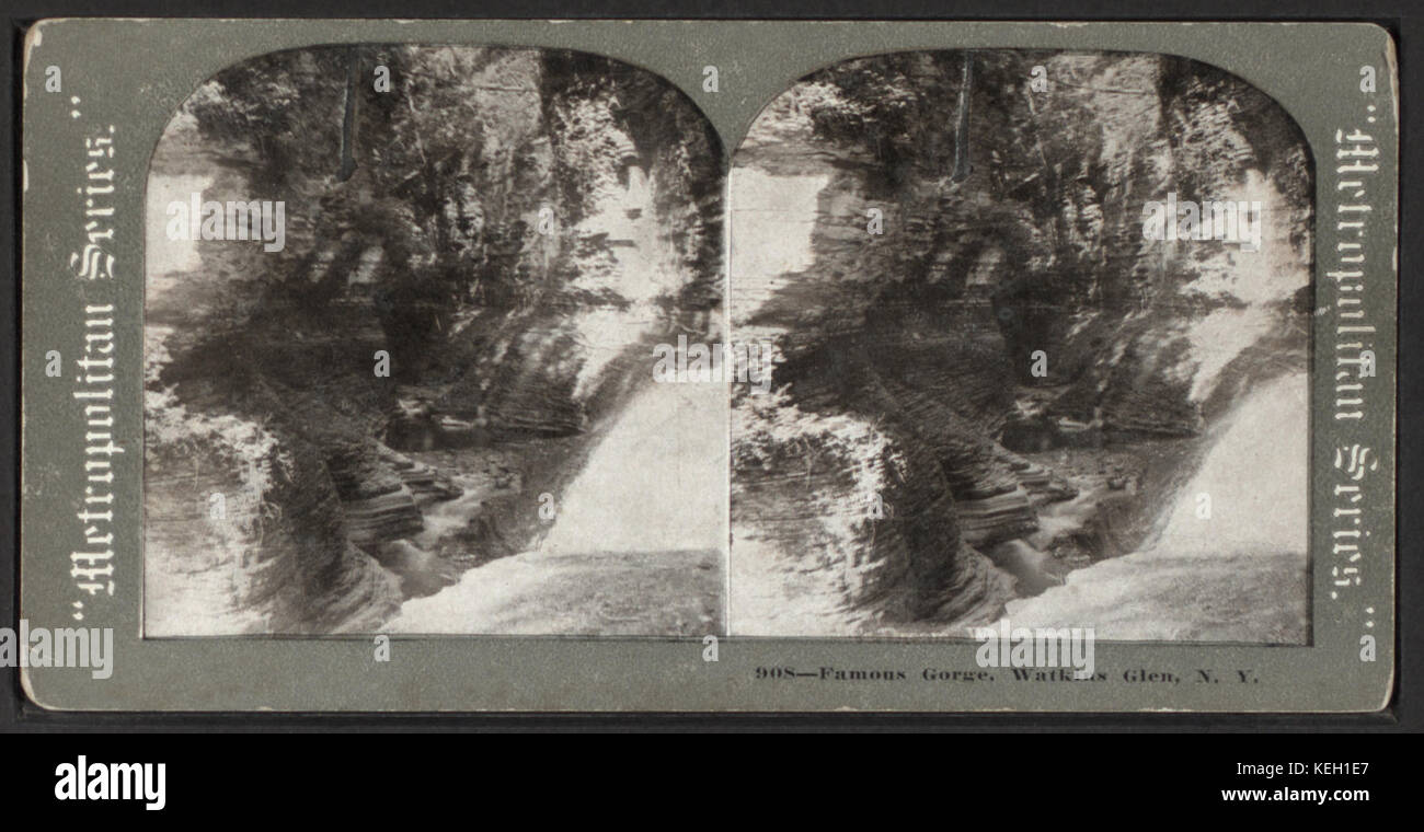 Famous gorge, Watkins Glen, N.Y, from Robert N. Dennis collection of ...