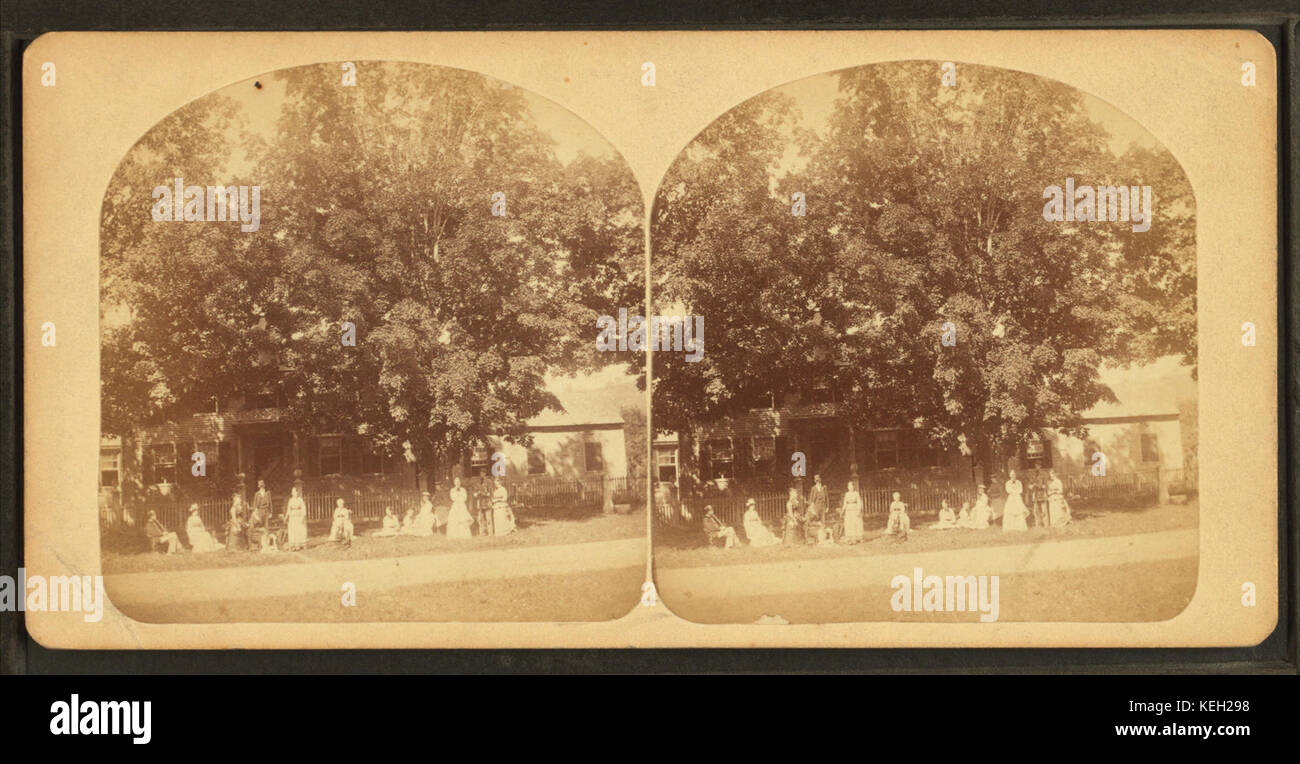 A photograph taken by Caleb L. Howe, depicting a group of women ...