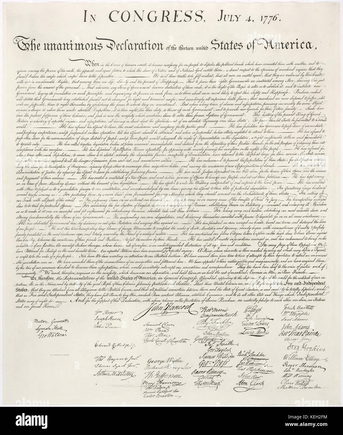 United states declaration of independence hi-res stock photography and ...