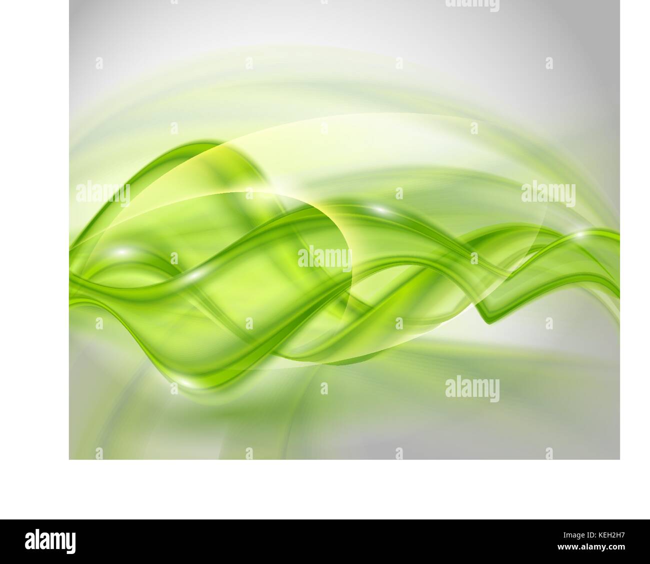 Abstract green waving background Stock Vector Image & Art - Alamy