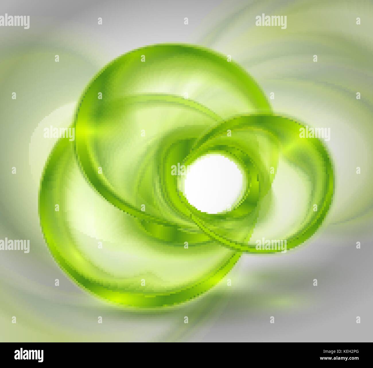 Abstract green background with glass round shape Stock Vector Image ...