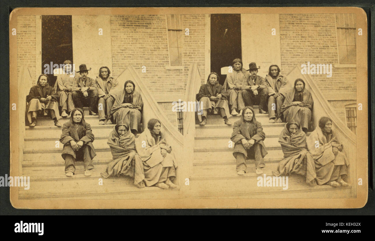 Indians who broke out of their reservation in Indian territory & made a ...